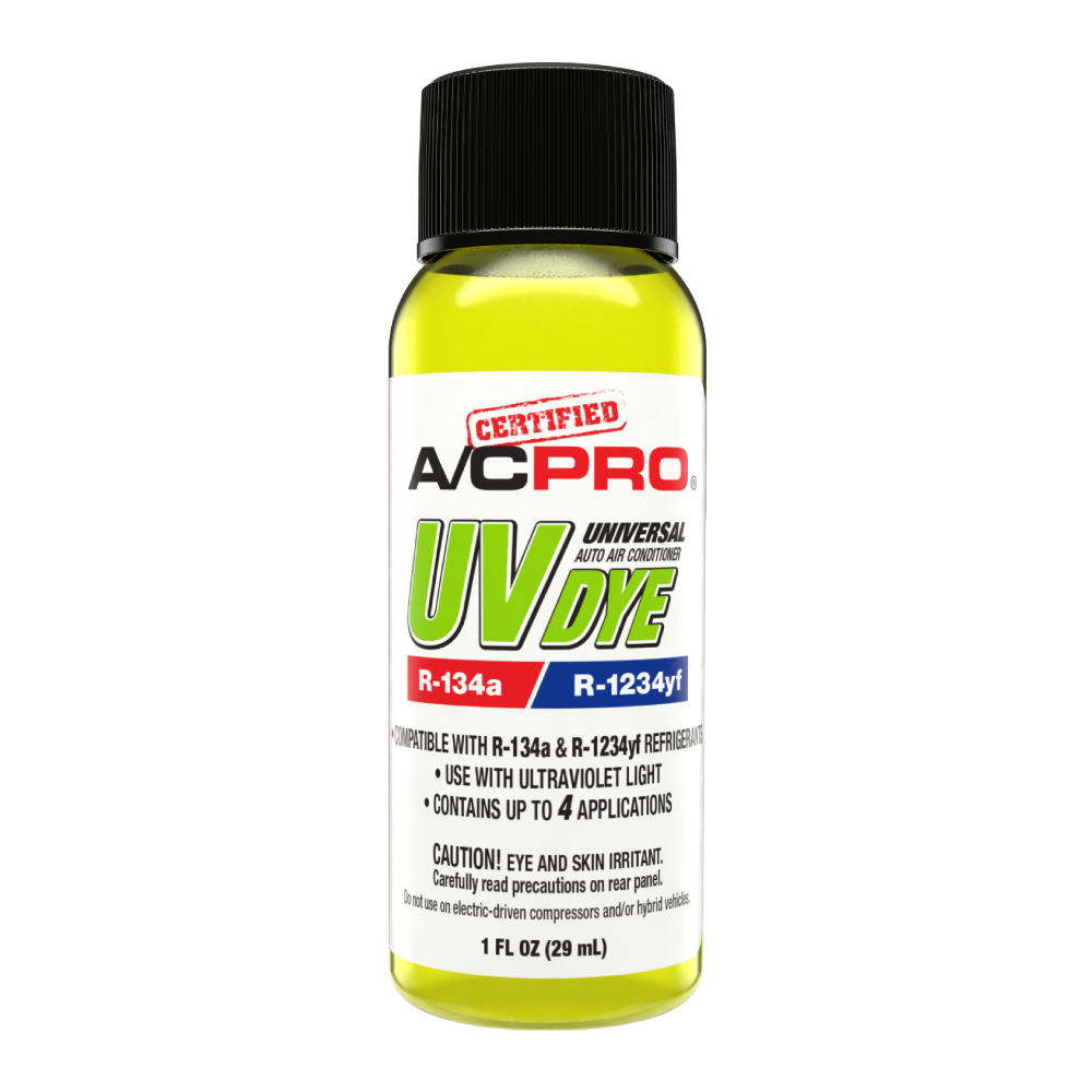 Certified A/C Pro® R-1234yf Leak Detector Dye - A/C Recharge Kits