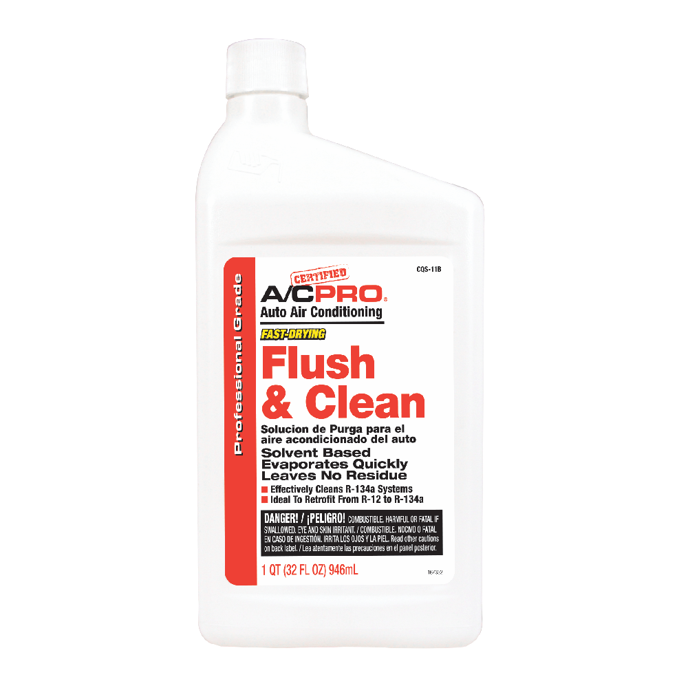 Certified A/C Pro® Flush & Clean Solvent Based (1 quart) - A/C Recharge ...